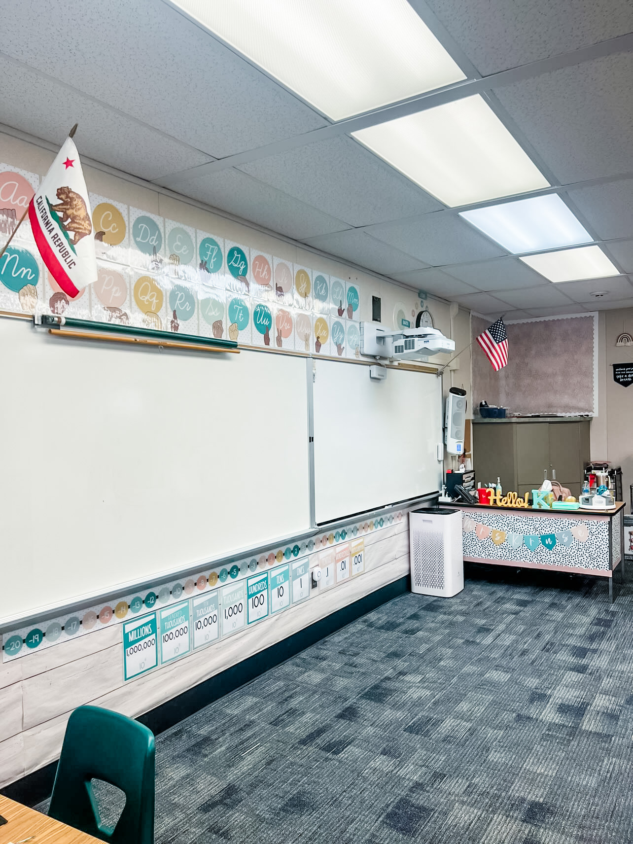Modern Calm Colors Classroom Decor - Shayna Vohs
