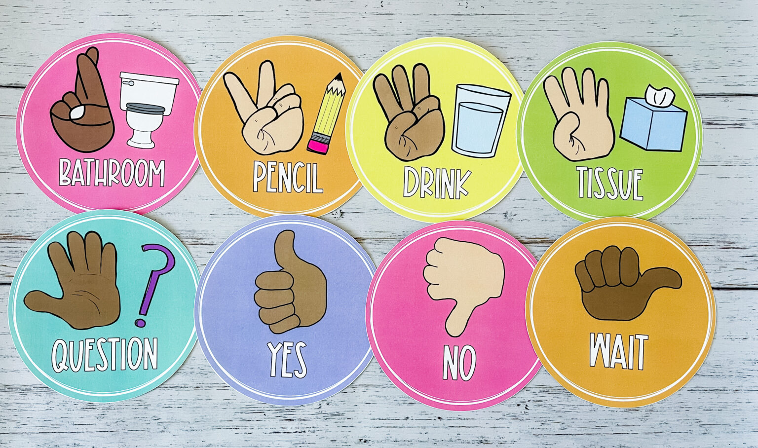 Classroom Management Tip: Using Hand Signal Posters - Shayna Vohs