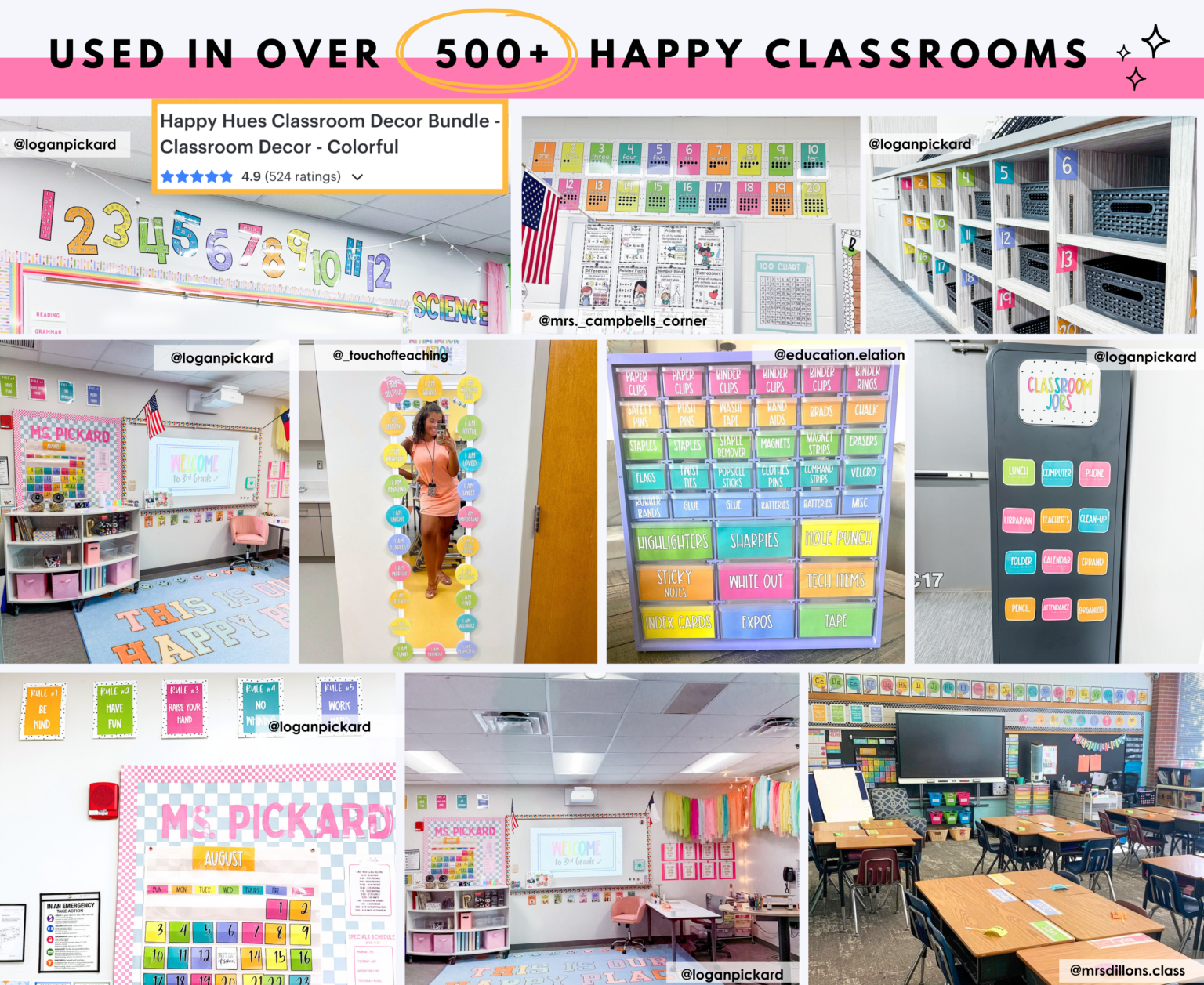Happy Hues Classroom Theme - Shayna Vohs