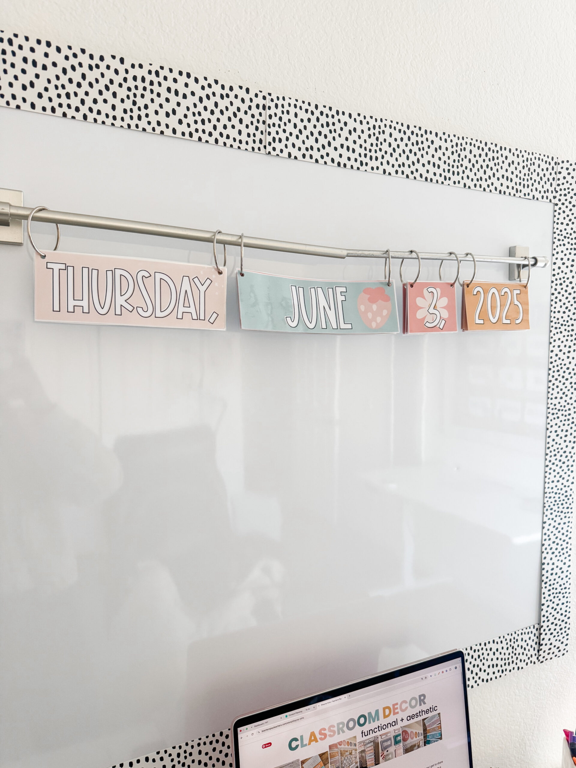 Classroom Flip Calendar: 4 Easy Setup Steps! - Shayna Vohs