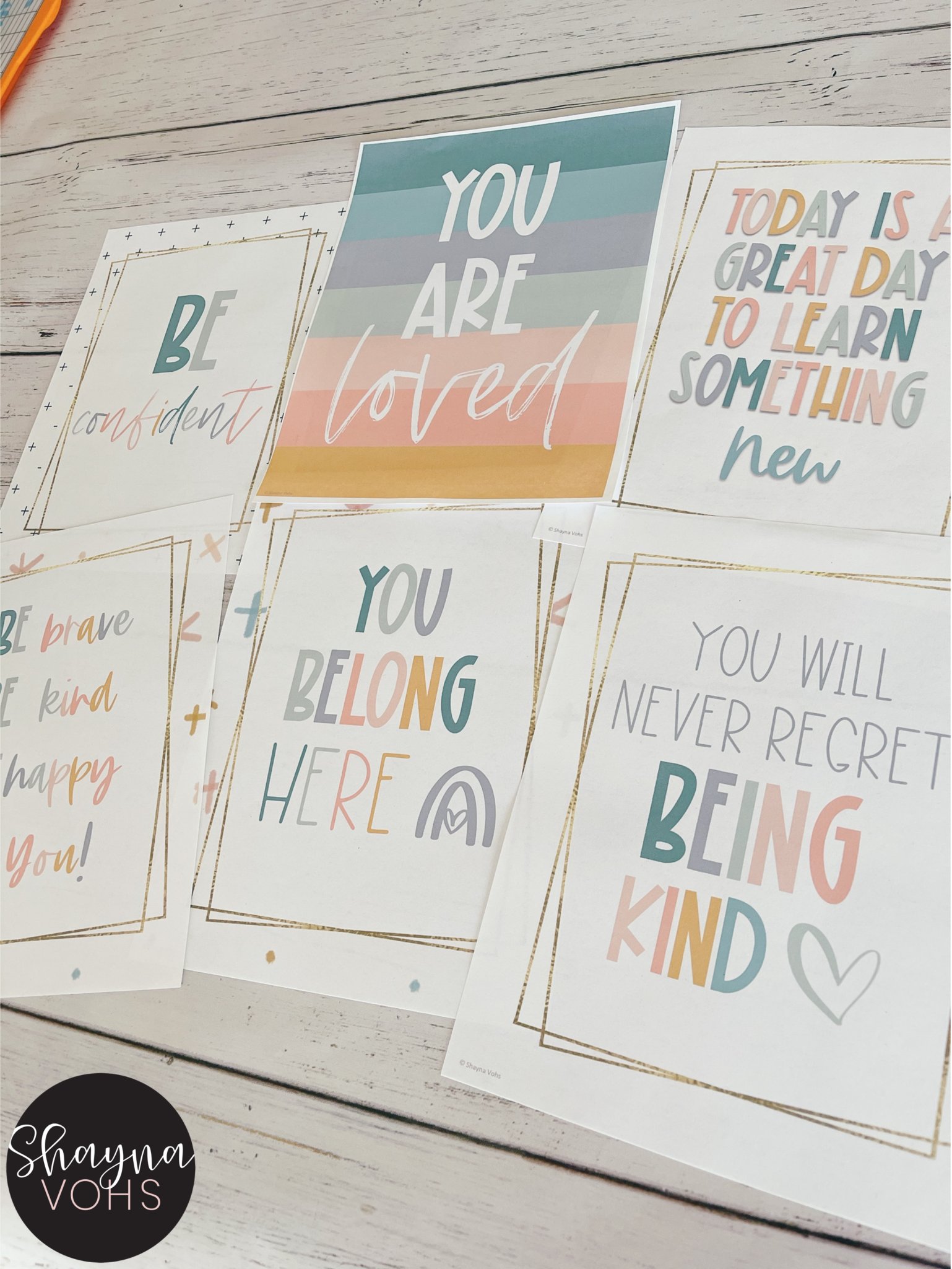 Free Classroom Decor that will Inspire your Students - Shayna Vohs