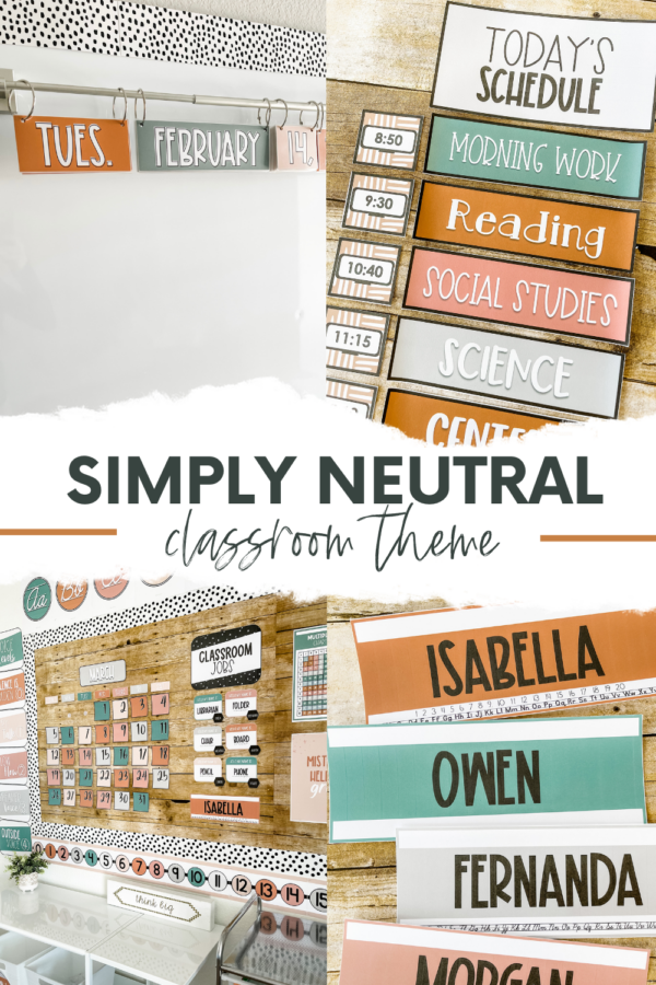 Simply Neutral Classroom Theme - Shayna Vohs