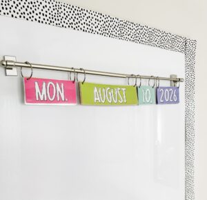 Classroom Flip Calendar: 4 Easy Setup Steps! - Shayna Vohs