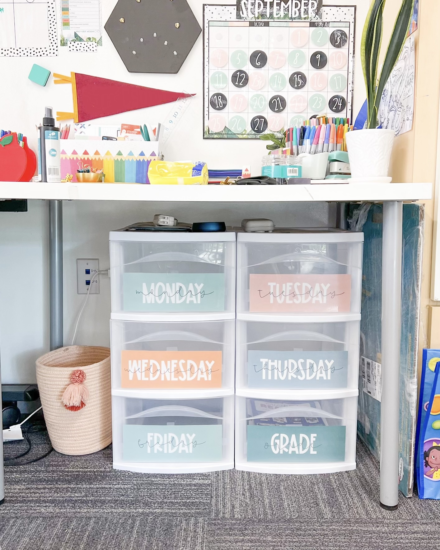 Modern Calm Classroom Decor Inspiration - Shayna Vohs