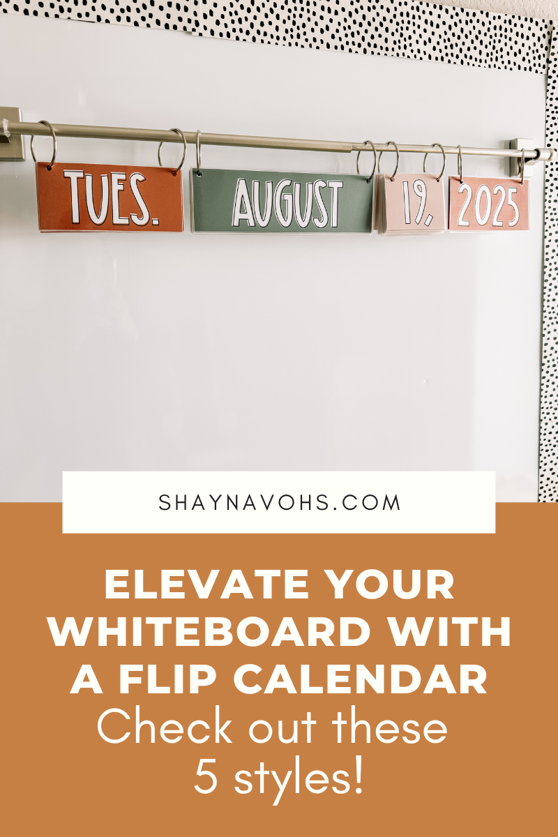 Elevate Your White Board with a Flip Calendar: Check out these 7 styles ...