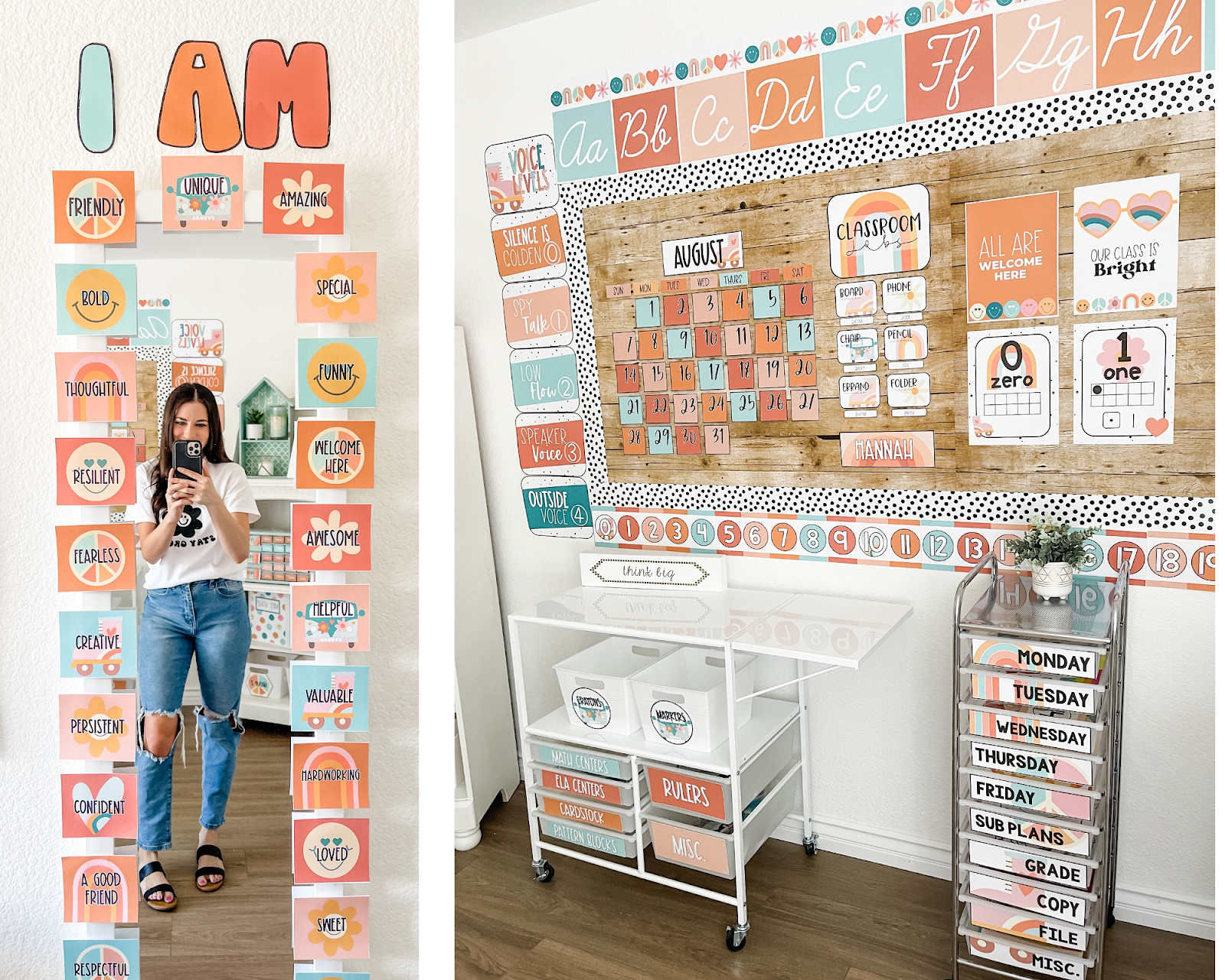 Free Retro Classroom Decor Printables - Shayna Vohs