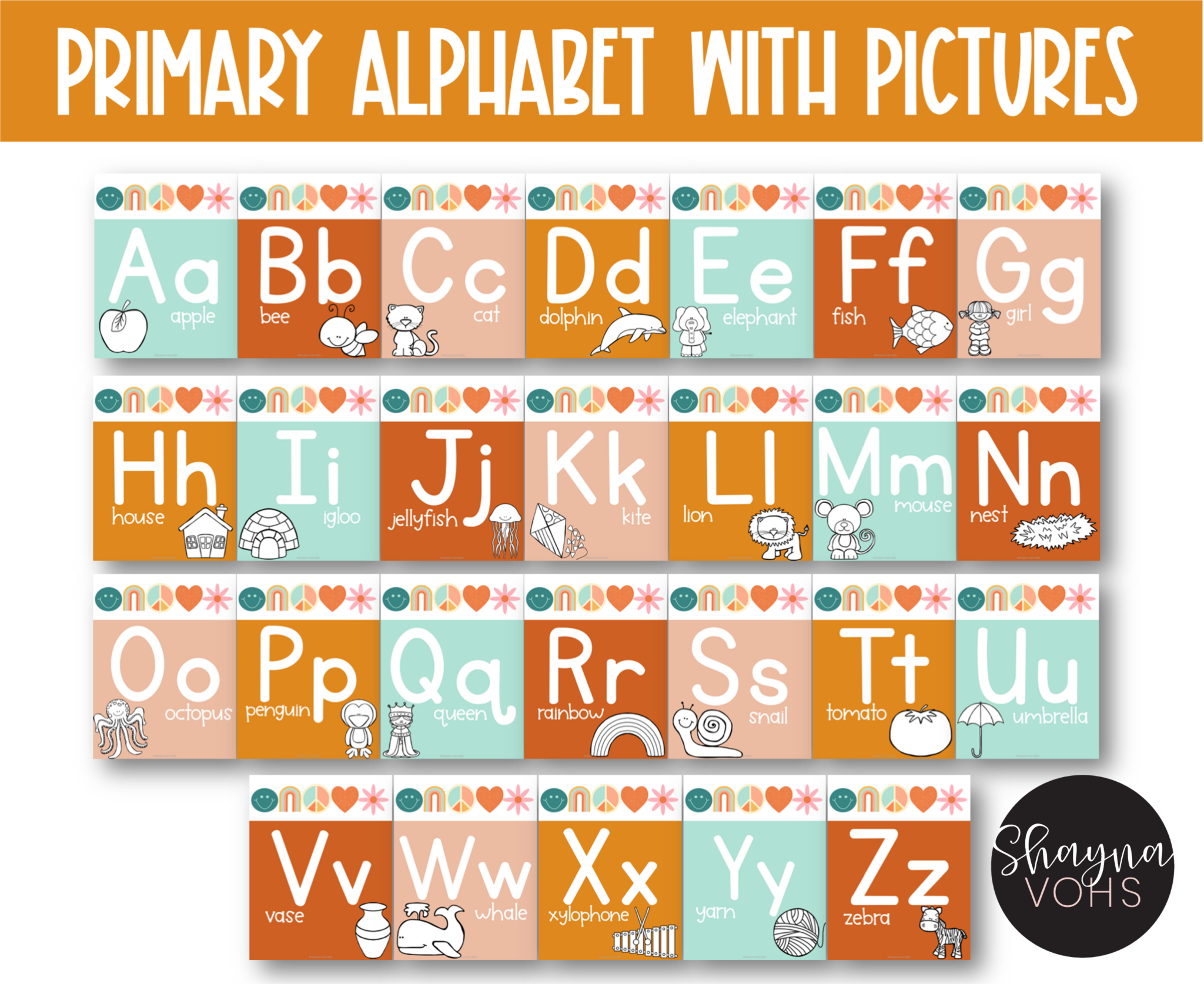 Groovy Classroom Decor Theme - Shayna Vohs