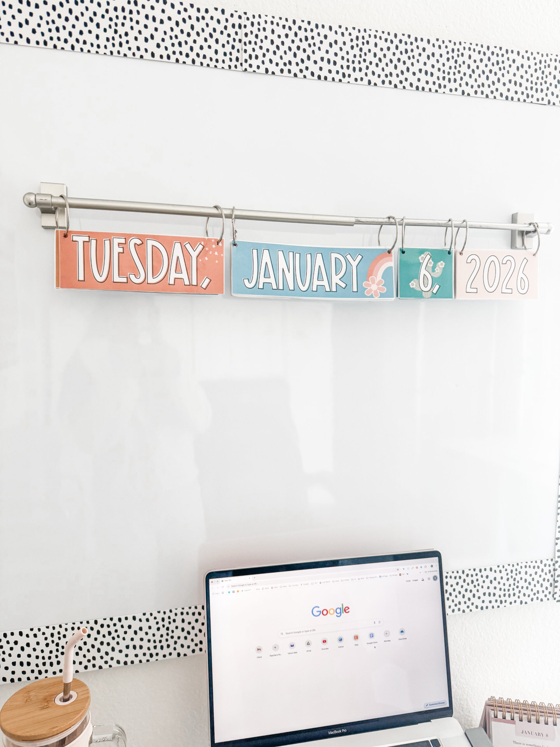 Classroom Flip Calendar: 4 Easy Setup Steps! - Shayna Vohs