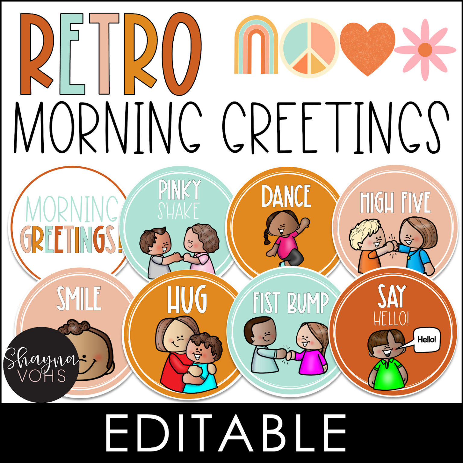 Morning Greeting Choices to Start the Day - Shayna Vohs