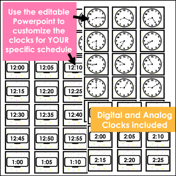 Structured Success: Visual Schedule Cards for Elementary Learners ...