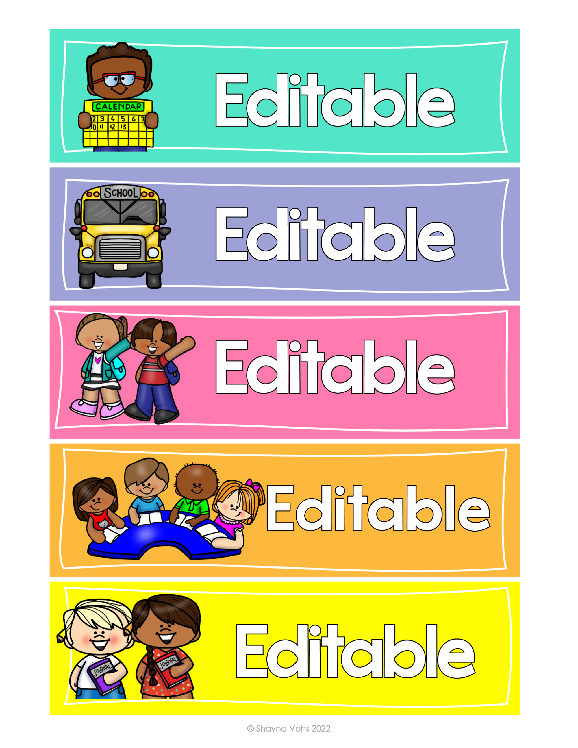 Structured Success: Visual Schedule Cards for Elementary Learners ...
