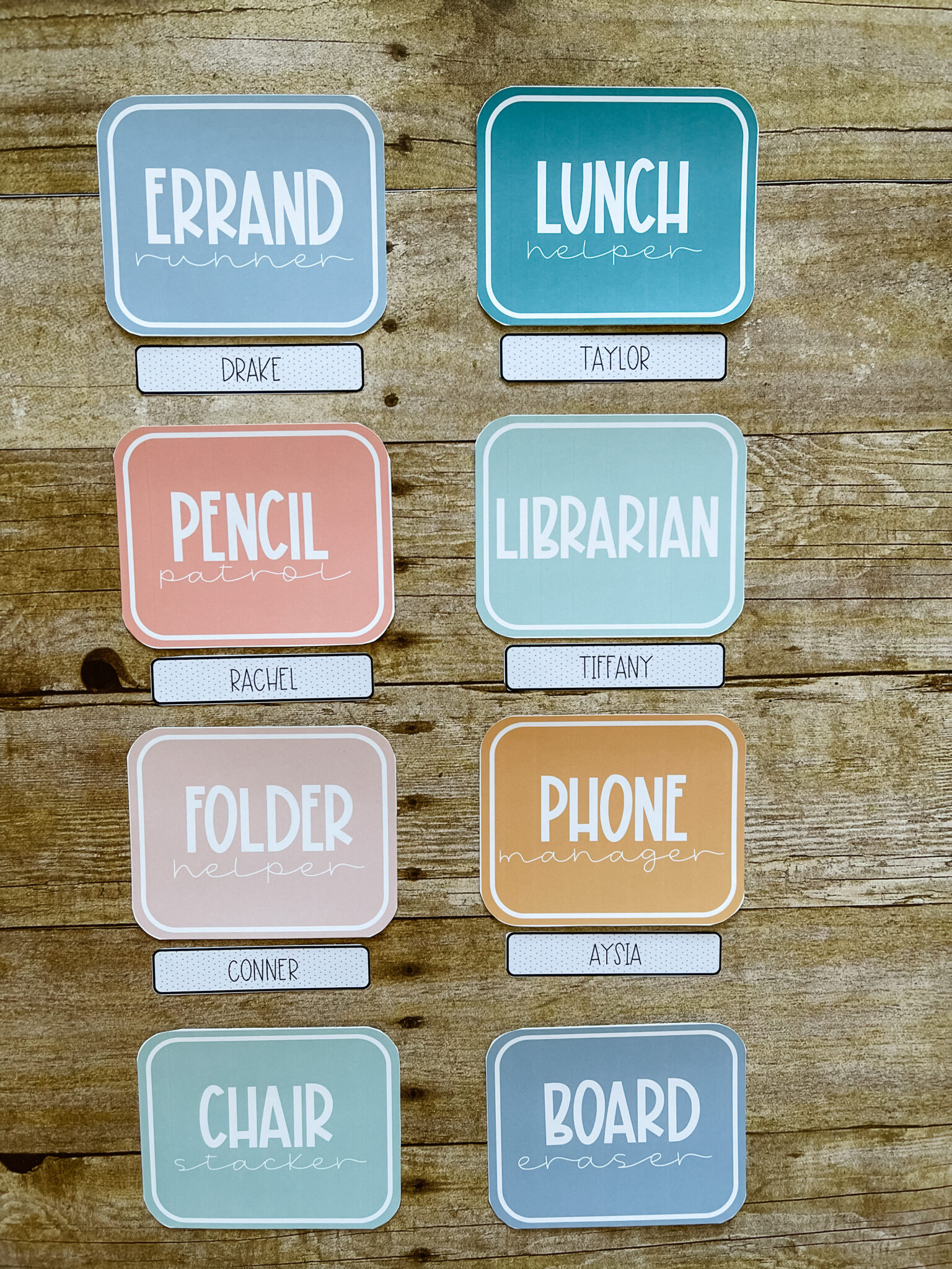 Modern Calm Colors Classroom Decor - Shayna Vohs