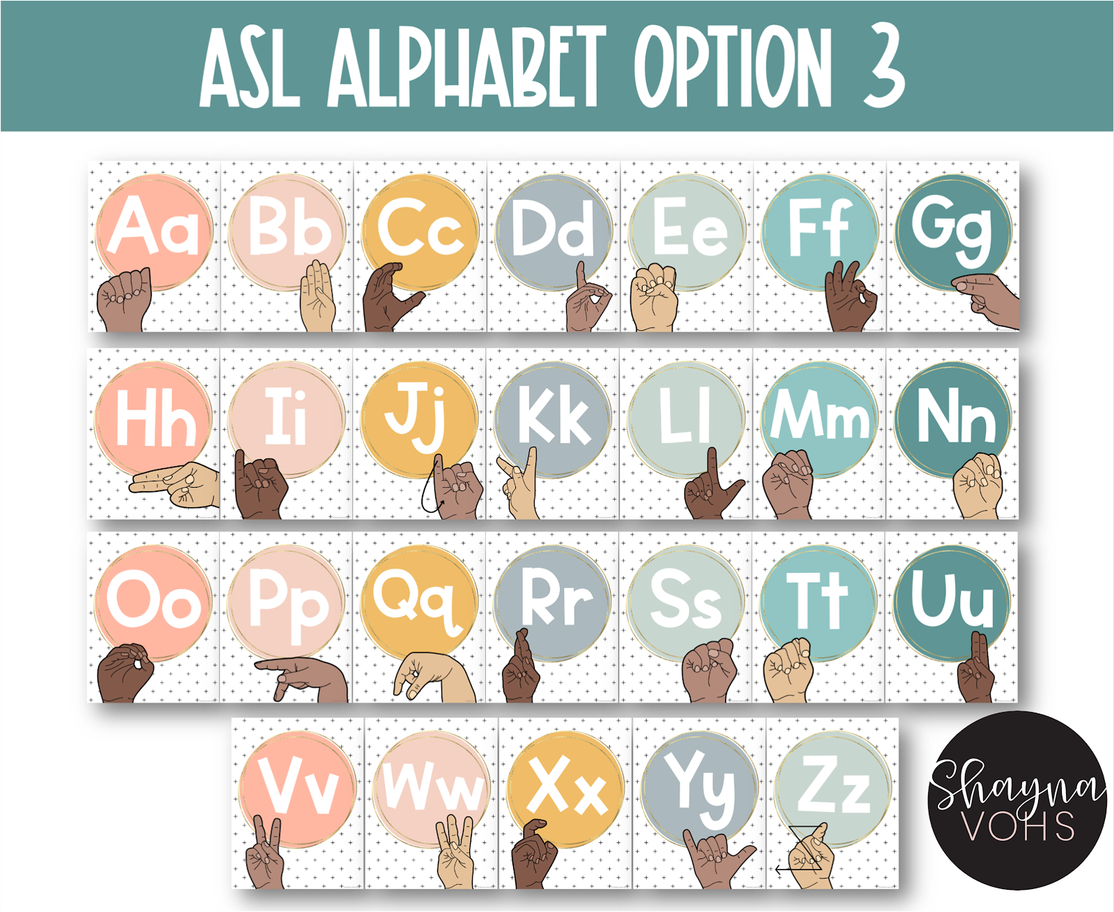 4 Sign Language Alphabet Posters to Create an Inclusive Classroom ...
