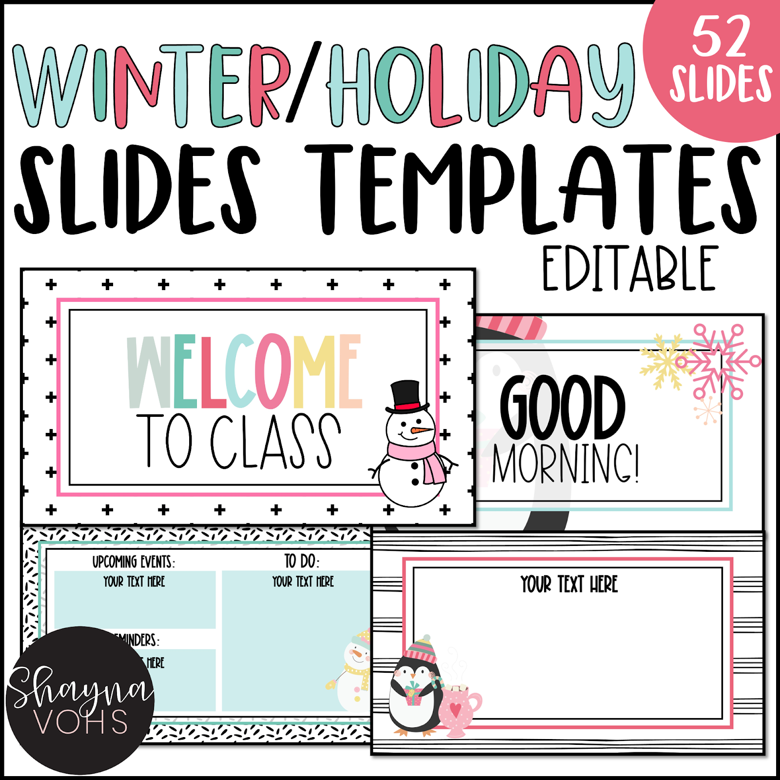 Festive Fun: Seasonal Google Slides for Teachers - Shayna Vohs