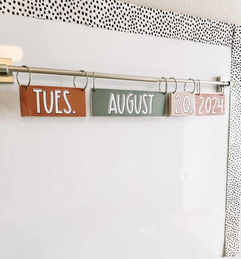 Classroom Flip Calendar: 4 Easy Setup Steps! - Shayna Vohs