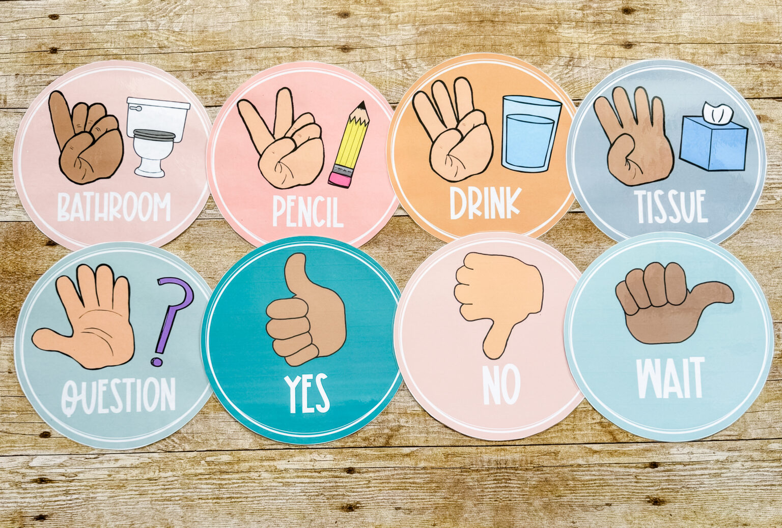 Modern Calm Colors Classroom Decor - Shayna Vohs