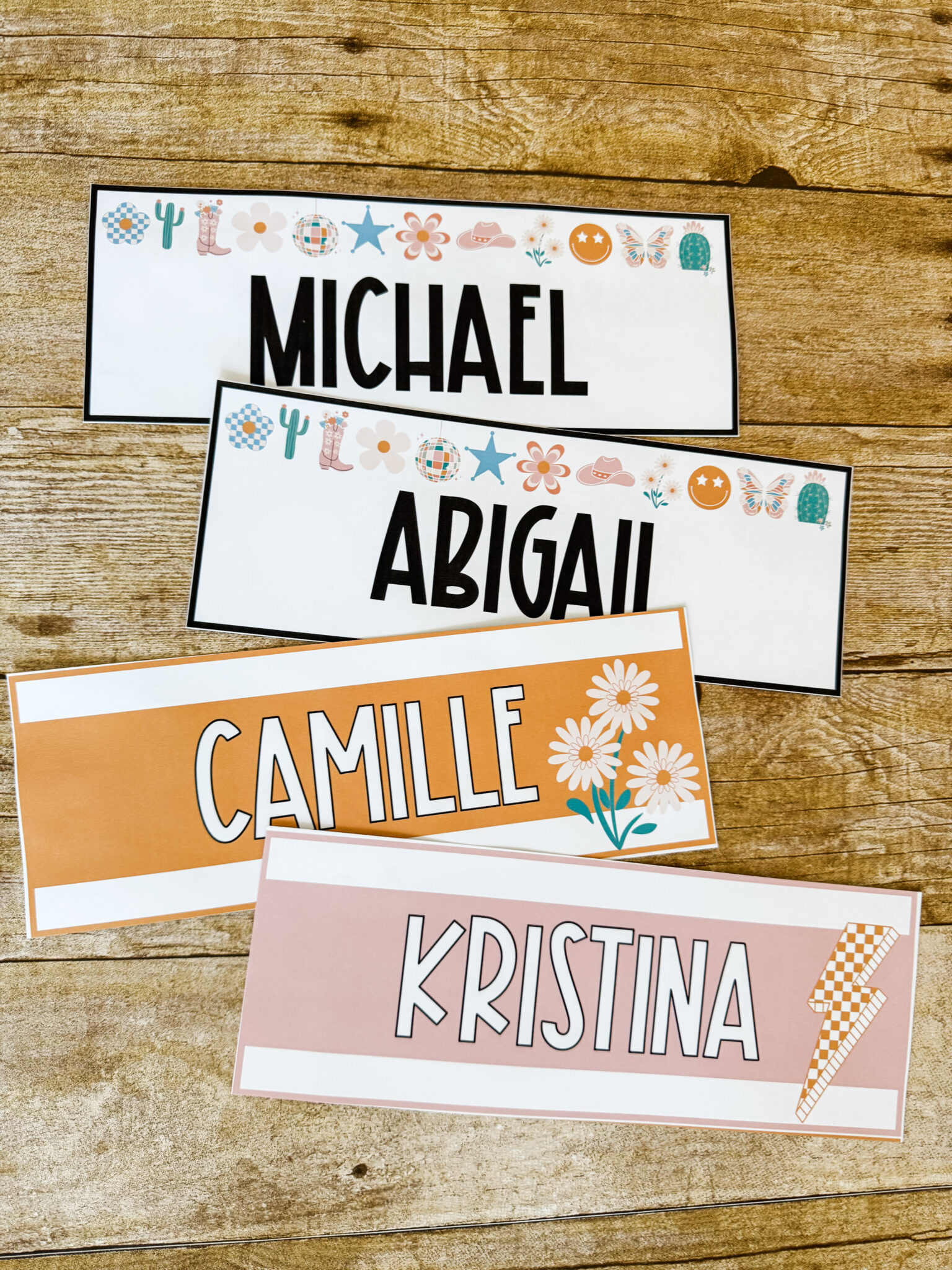 Free Printable Nametags: Perfect for Desks, Labels, and Beyond - Shayna ...