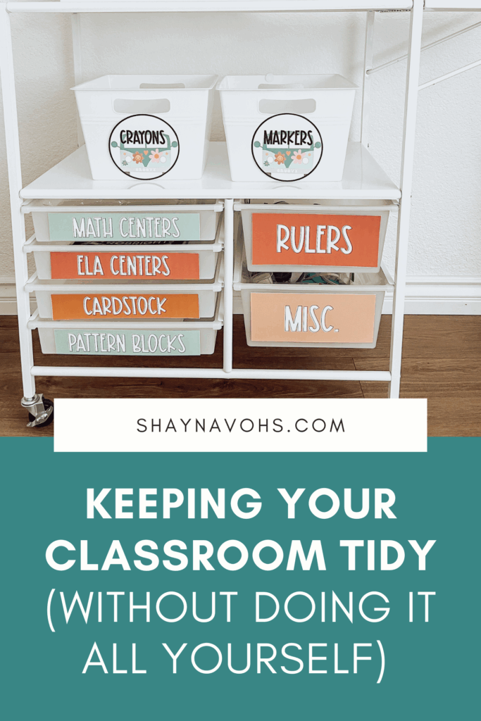 Keeping Your Classroom Tidy (without doing it all yourself) - Shayna Vohs