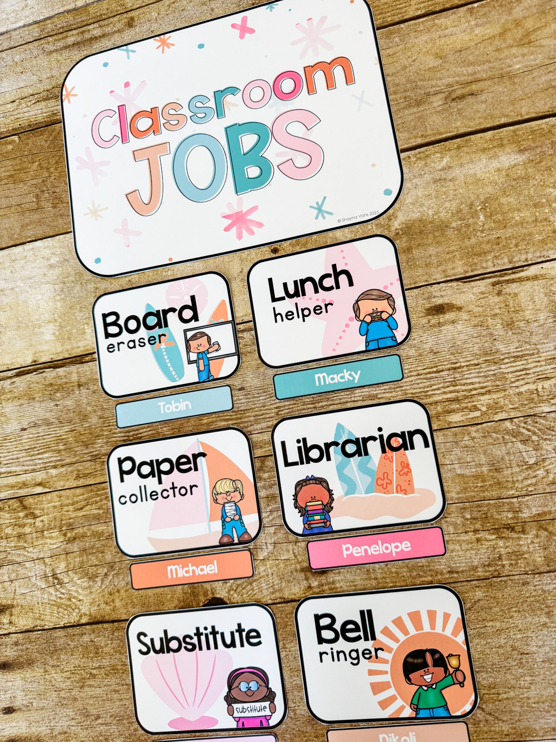 Coastal Sunrise Classroom Decor - Shayna Vohs