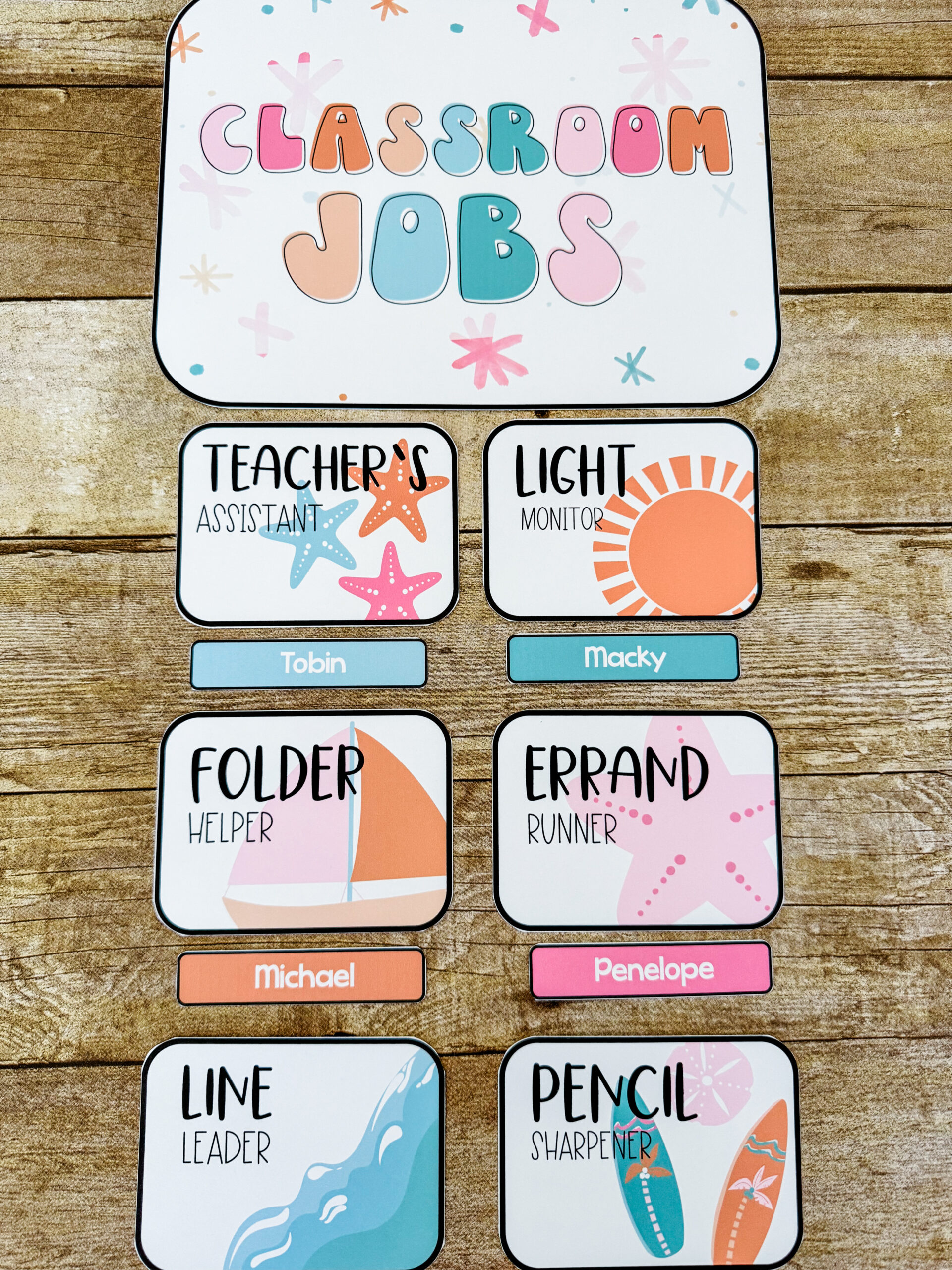 Coastal Sunrise Classroom Decor - Shayna Vohs