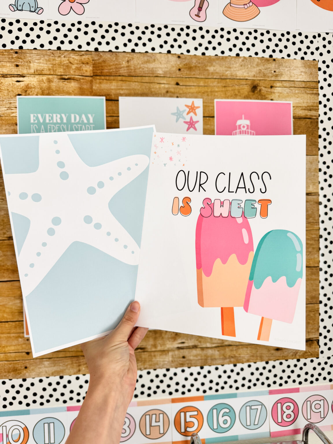 Coastal Sunrise Classroom Decor - Shayna Vohs