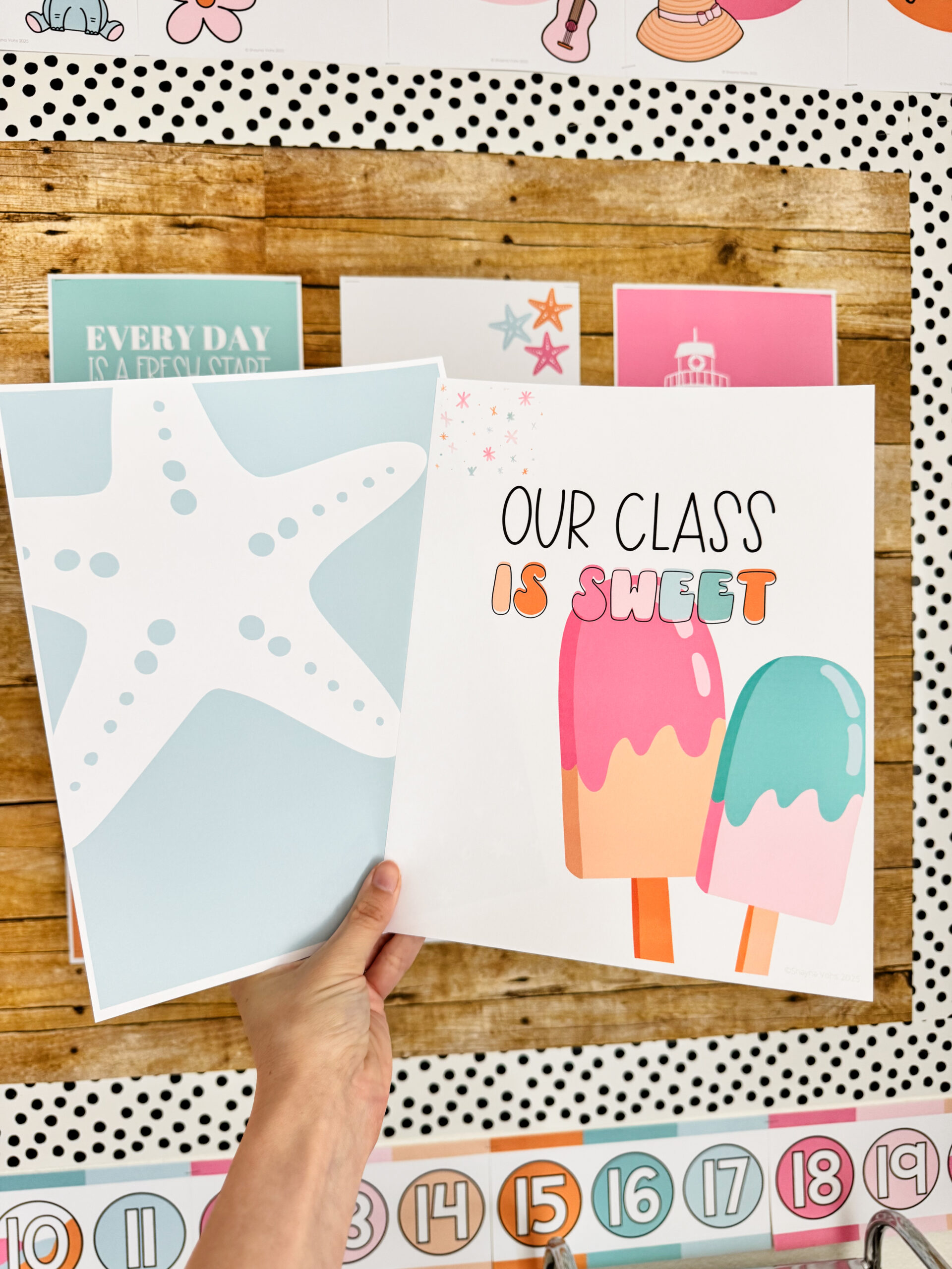 Coastal Sunrise Classroom Decor - Shayna Vohs