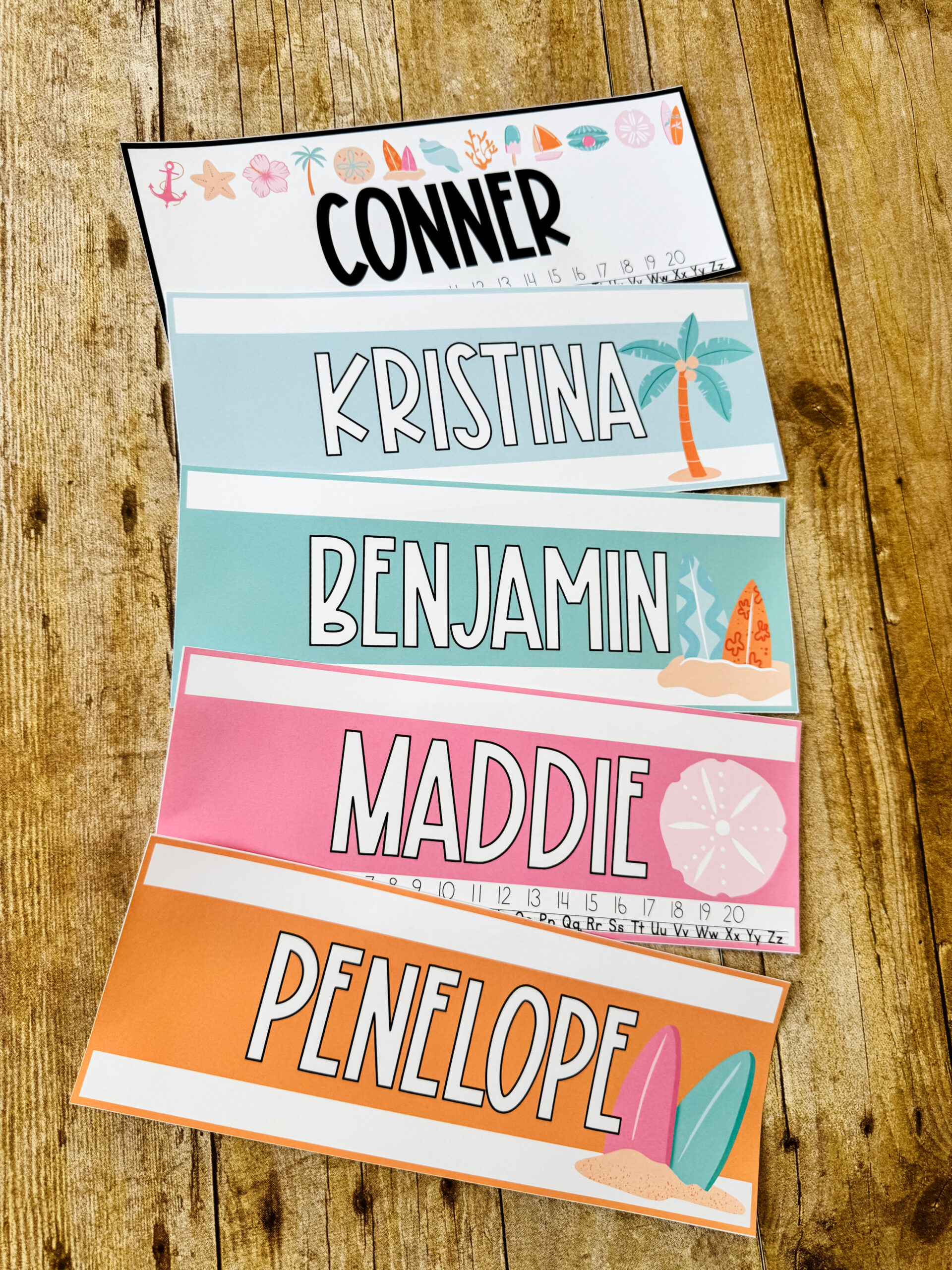 Coastal Sunrise Classroom Decor - Shayna Vohs