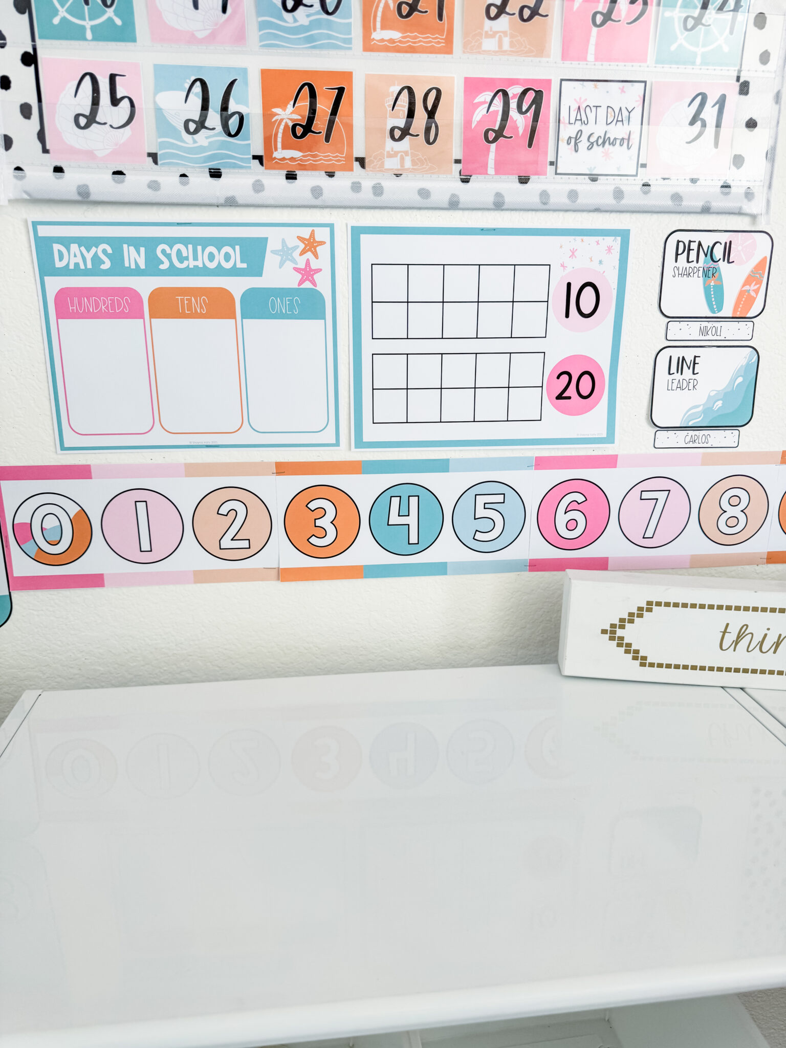 Coastal Sunrise Classroom Decor - Shayna Vohs