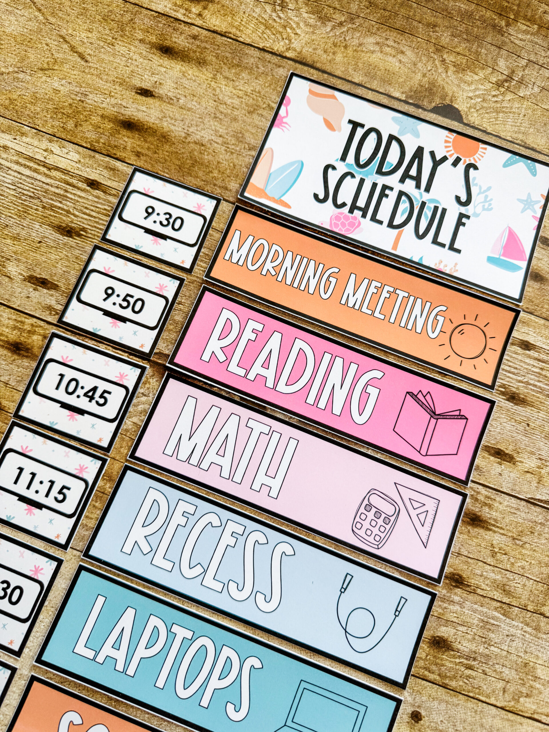 Coastal Sunrise Classroom Decor - Shayna Vohs